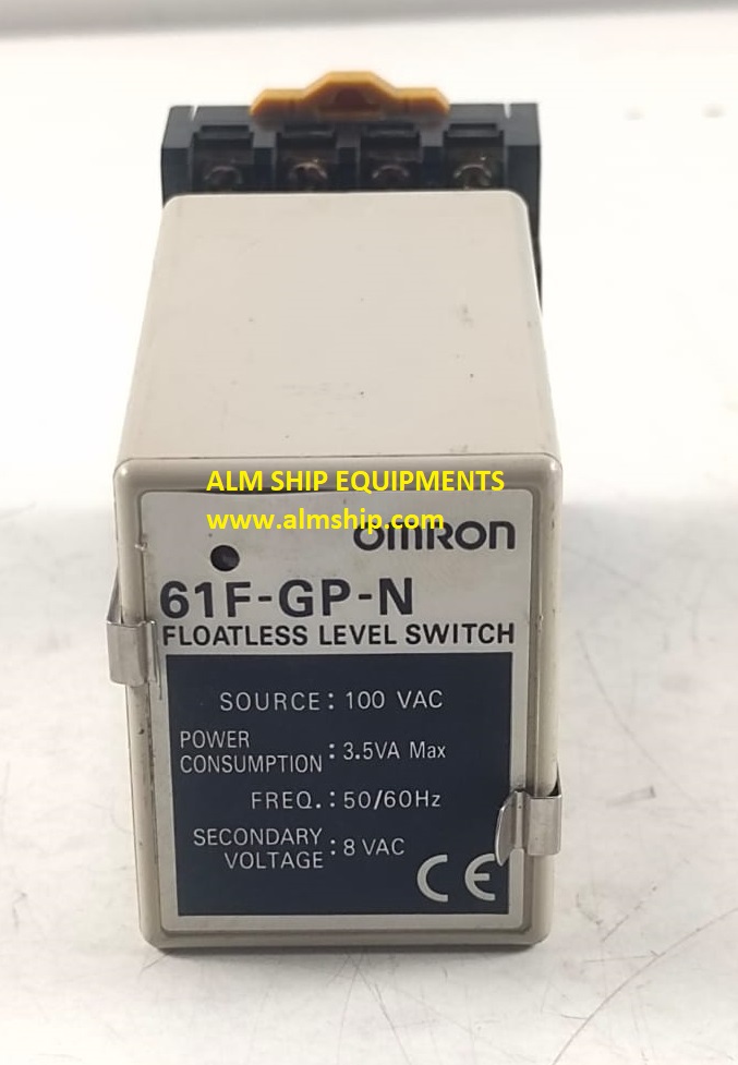 Omron 61F-GP-N Floatless Level Switch 100V (With Socket) | ALM SHIP EQ